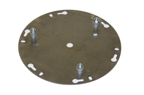 6 in Universal Mounting Hub / Plate for Exhaust / Combustion Blower ...